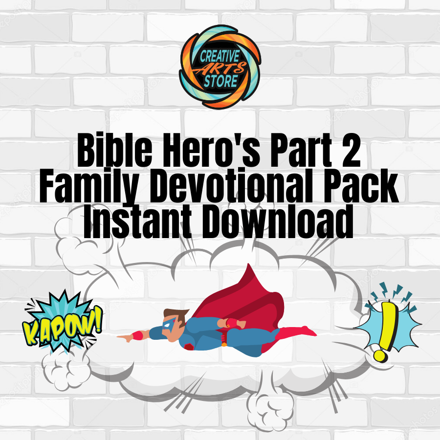 Bible Hero's Part 2 Family Devotion Pack – Creative Arts Store